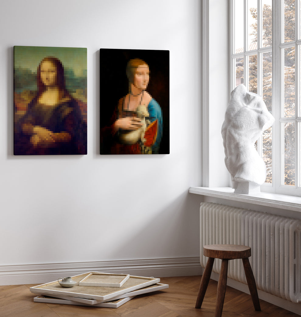 Mona Lisa print | Different sizes and canvas – The Hue Map