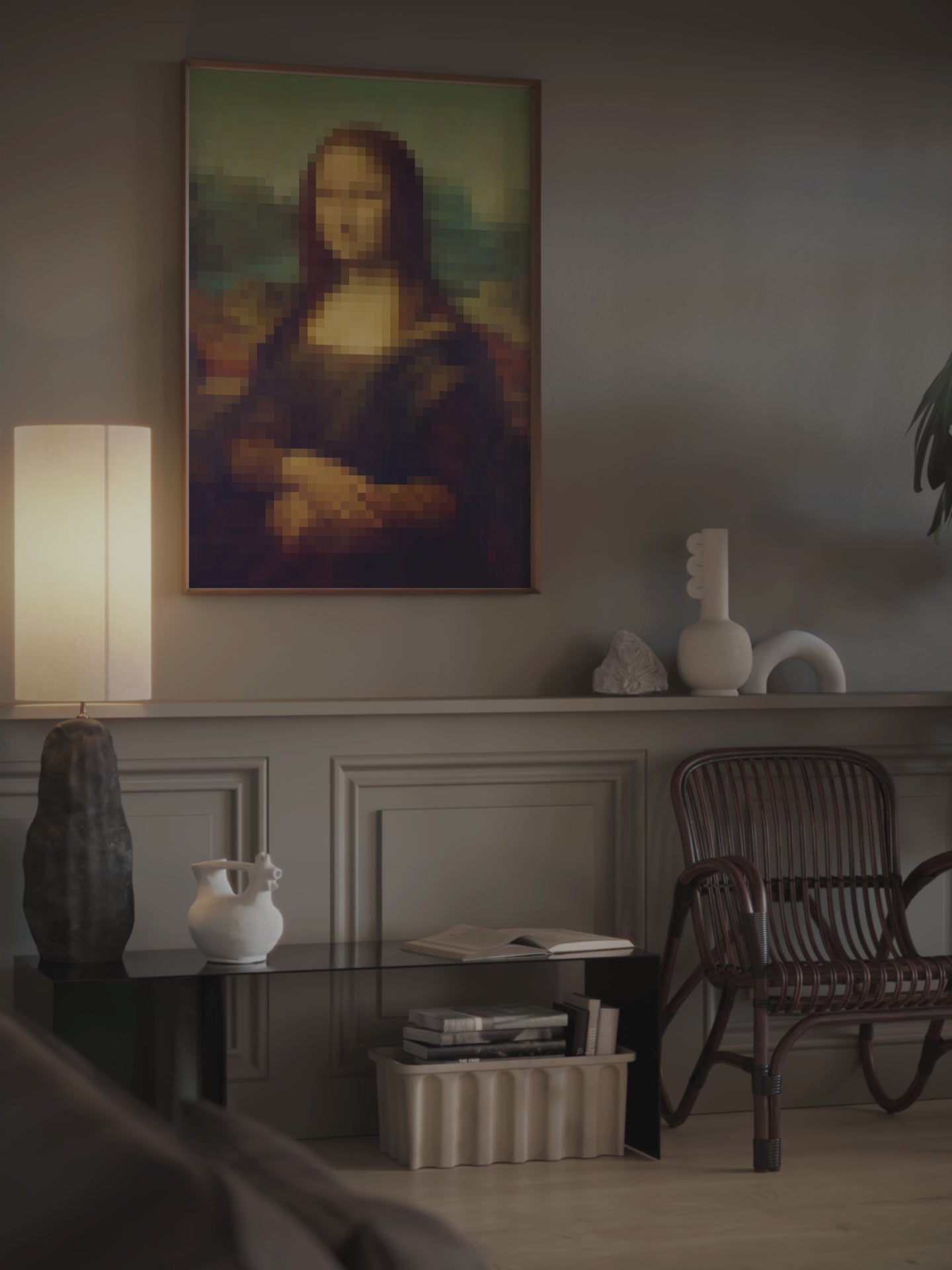 Mona Lisa print | Different sizes and canvas – The Hue Map